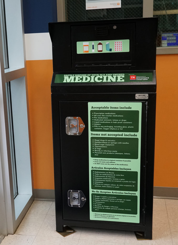 Take-Back Box for Unwanted Meds Available at UTPD : Police Department